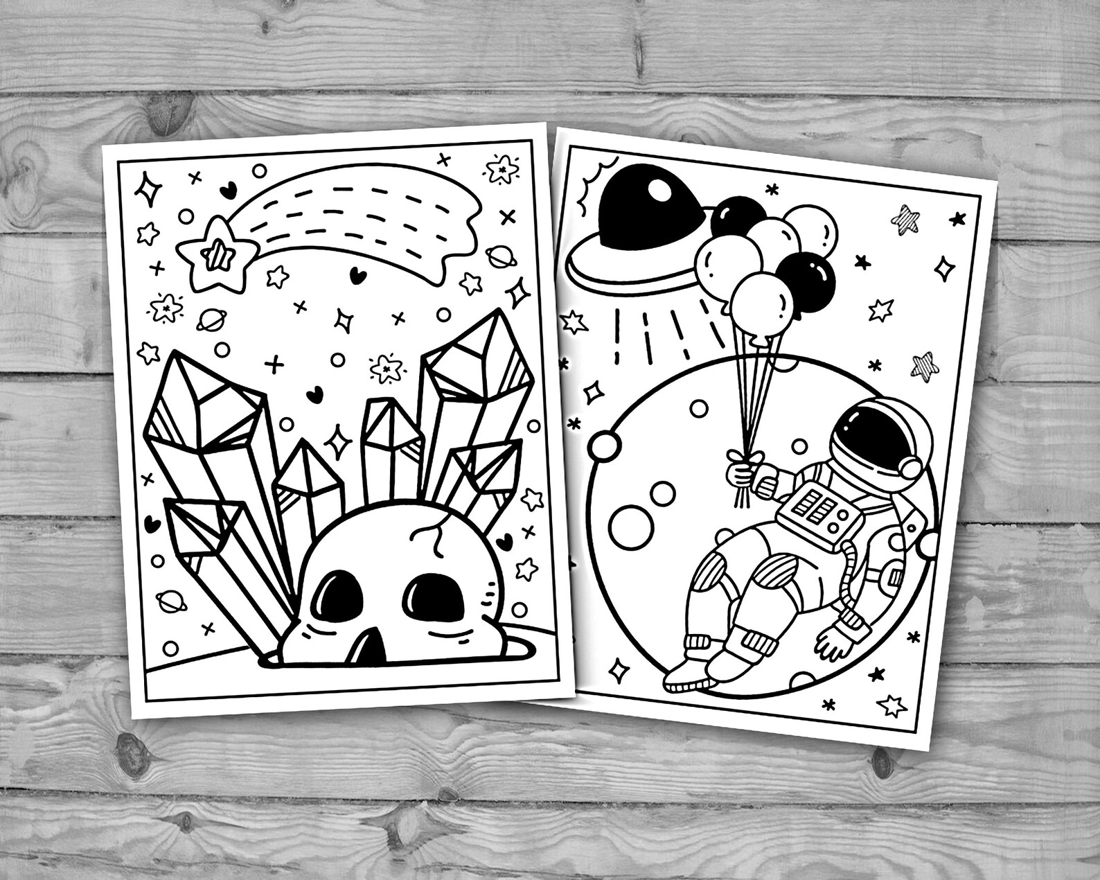 INSTANT DOWNLOAD Cute Doodles Coloring Pages Doodle - Etsy Canada