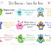 Printable Silly Monsters Lunch Box Notes Lunch Box Cards - Etsy