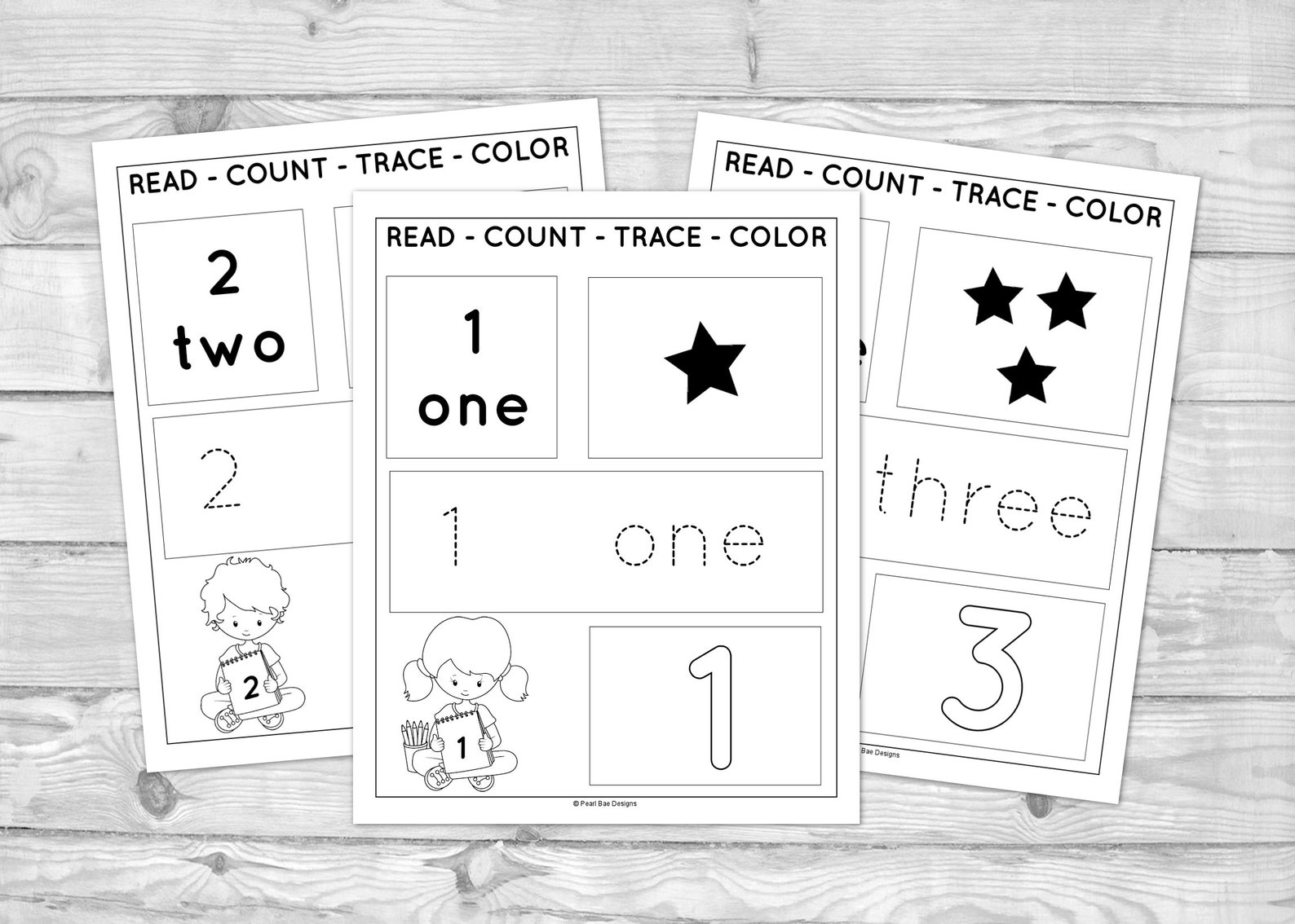 Printable Preschool Numbers Worksheets, Number Recognition 1-20 ...