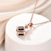 Unique Natural Black Onyx Princess Cut Necklace Yellow Gold 3CT 8mm ...