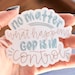 No Matter What Happens God is in Control Sticker Matte - Etsy