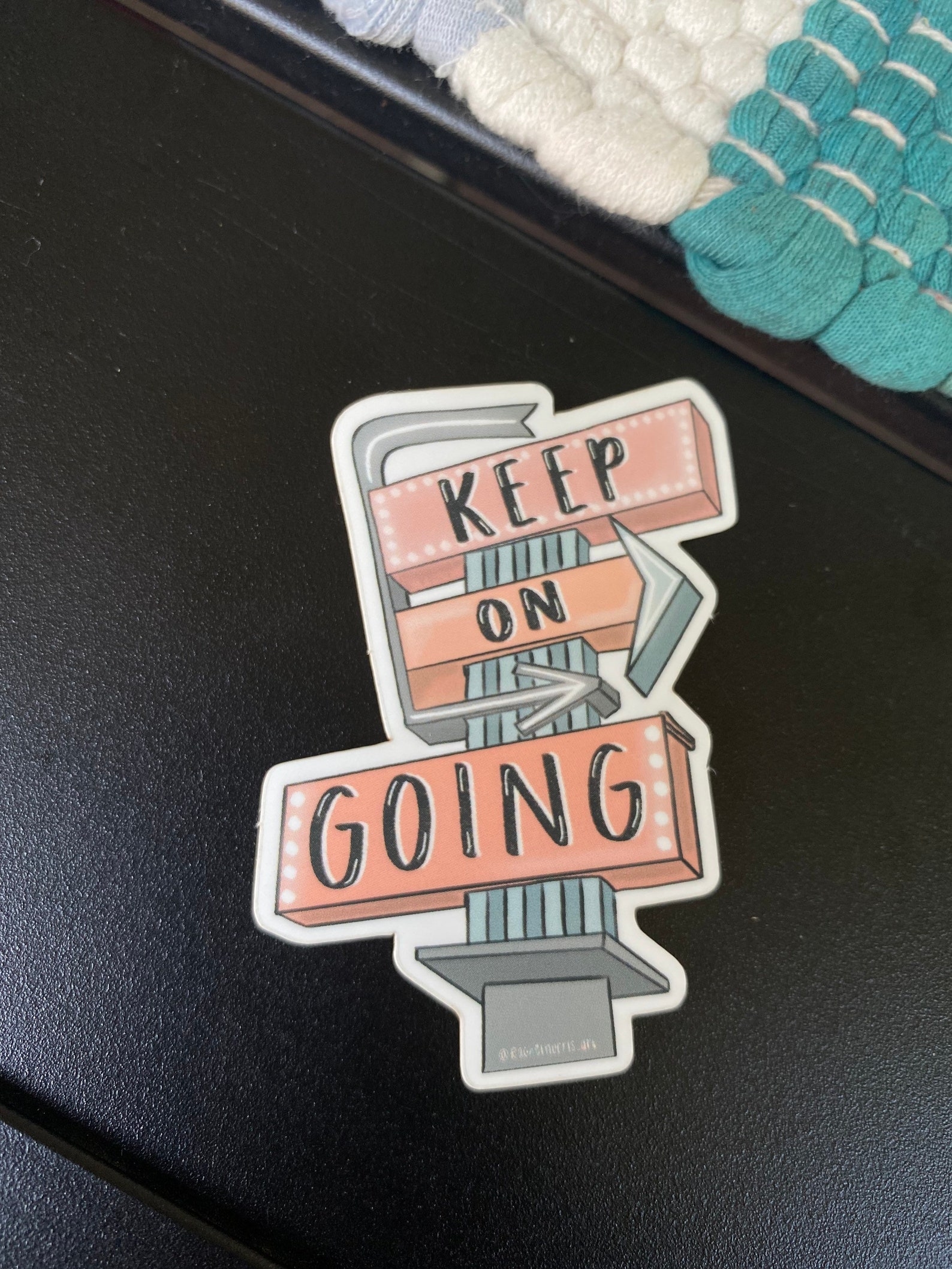 Keep On Going Sticker Laptop Sticker Smartphone Aufkleber - Etsy.de