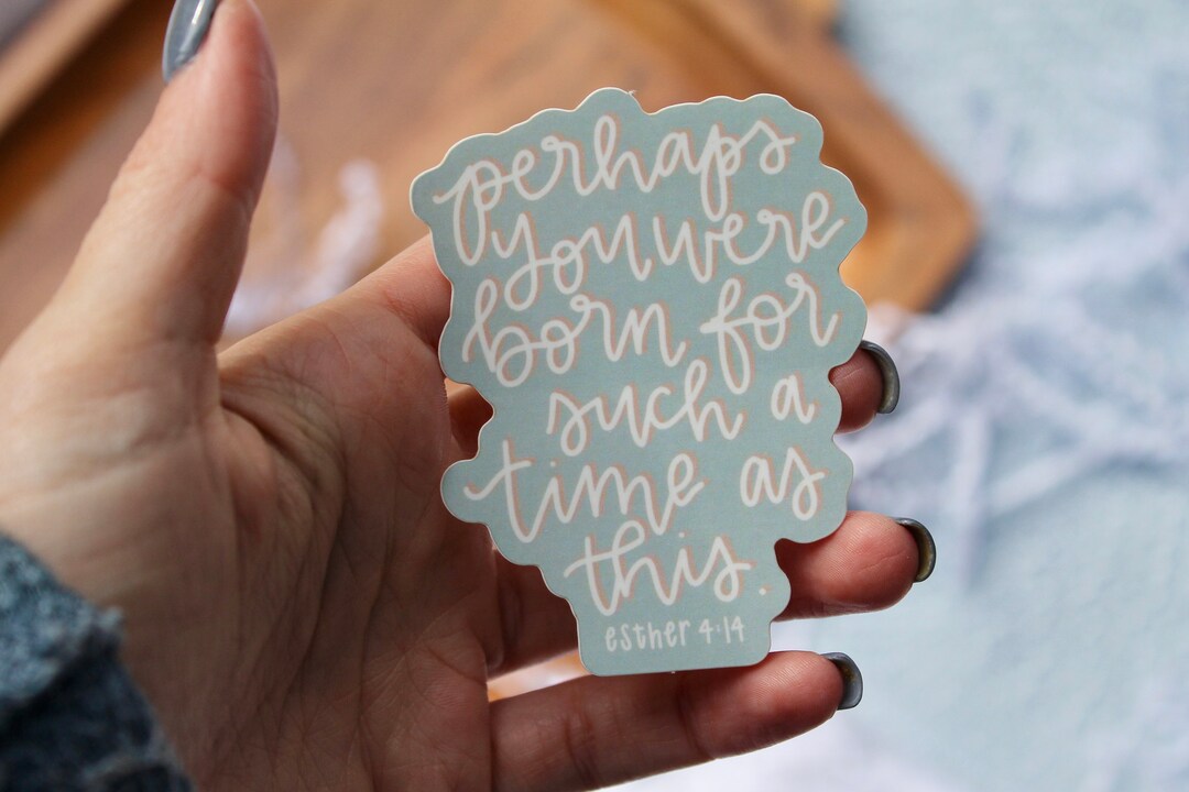 Esther Sticker || Religious, Christian, Laptop Decal, Matte Sticker ...