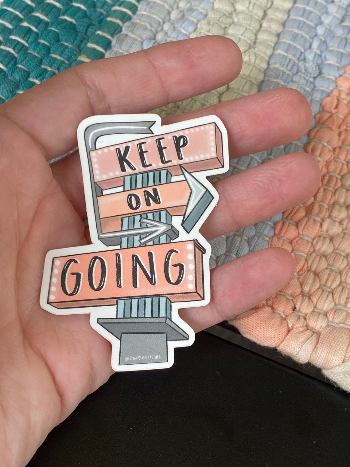 Keep On Going Sticker Laptop Sticker Smartphone Aufkleber - Etsy.de