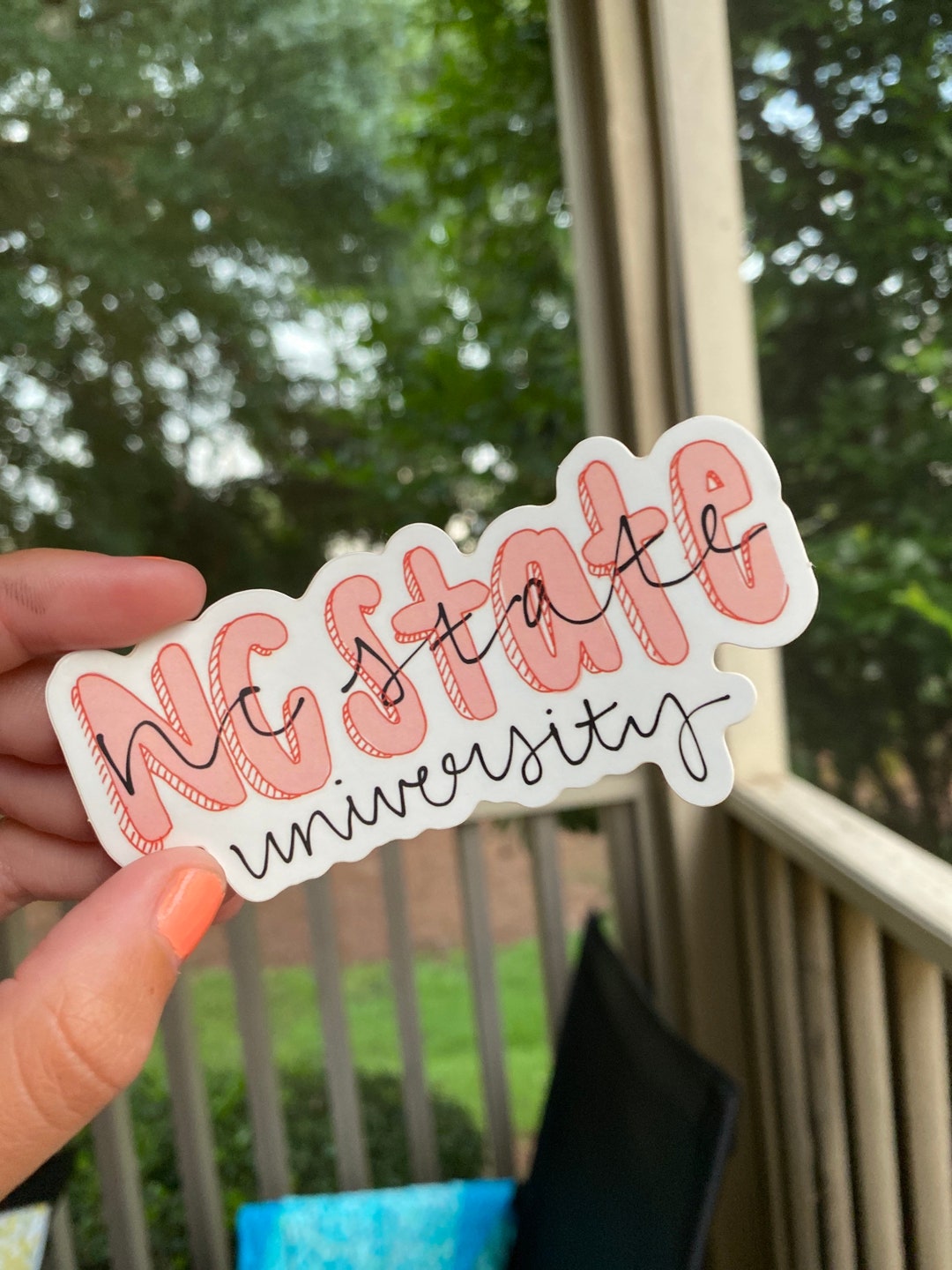 NCSU Wolfpack Sticker - Matte Laminated Die Cut - Etsy