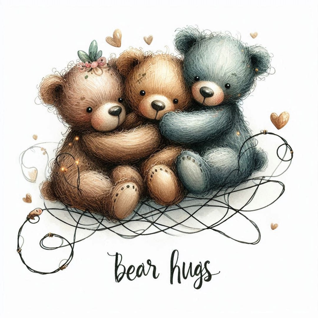 20 IMAGES, Hugging Teddy Bears, Twinkie Moon Creates, Everyone Needs ...