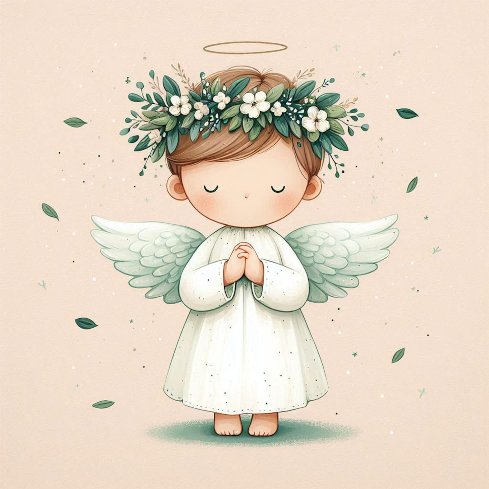 16 Precious Little Angels, Praying, Stickers, Decor, Shirts. - Etsy