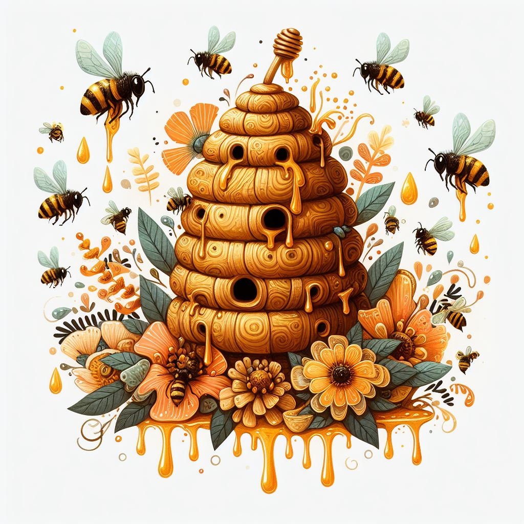 Darling Beehive, Bees Included, Twinkie Moon - Etsy