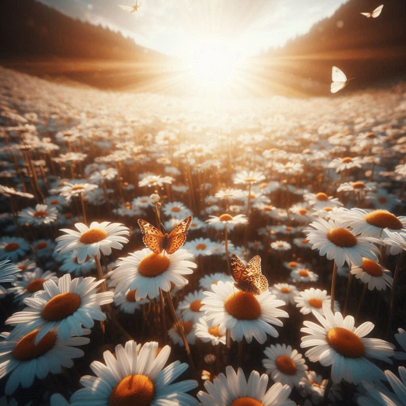 16 Daisy Backgrounds, Can Be Used as Is, or Fillers, Twinkie Moon - Etsy