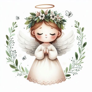 16 Precious Little Angels, Praying, Stickers, Decor, Shirts. - Etsy