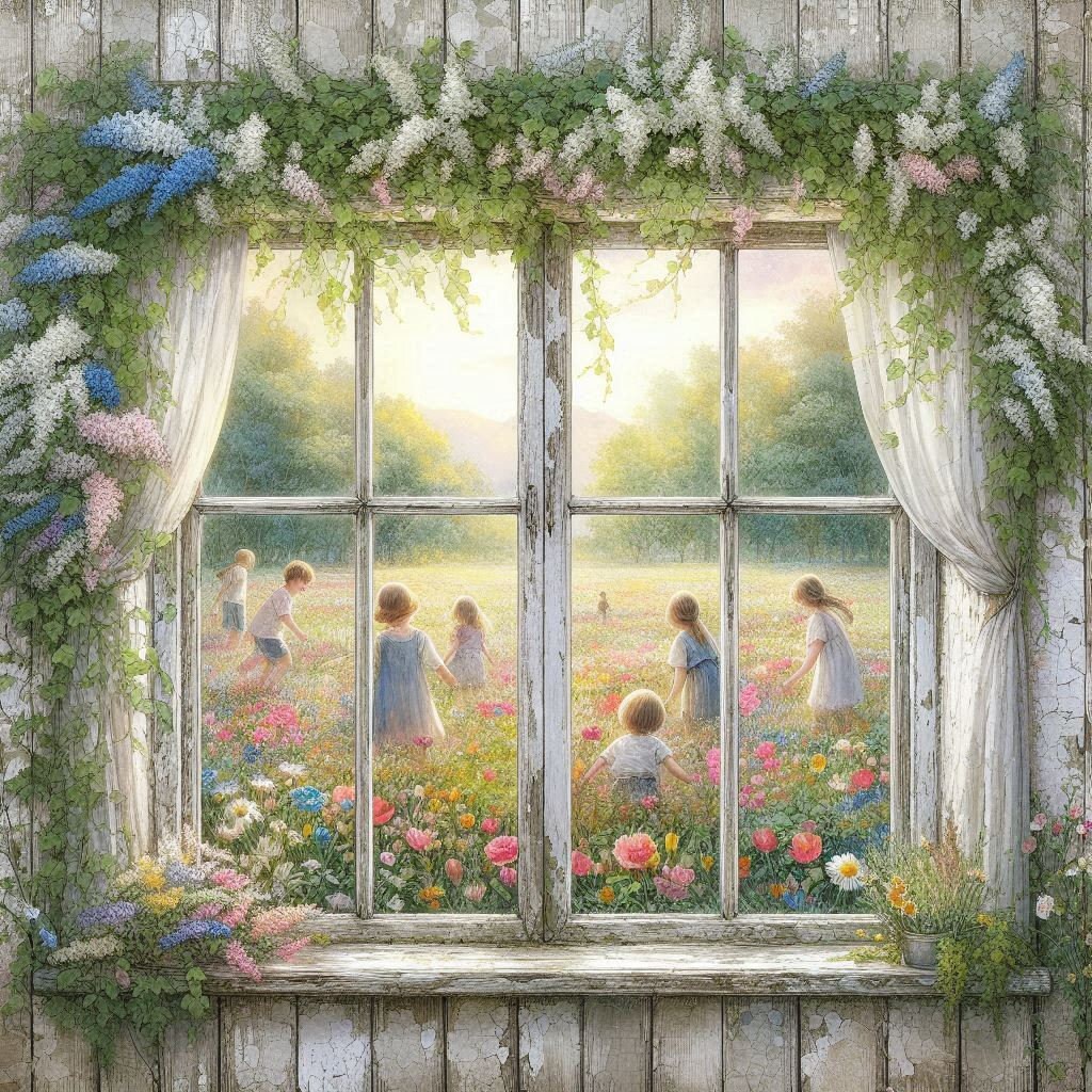 16 Beautiful Window Scene, Cards, Twinkie Moon, Crafts, Digital ...