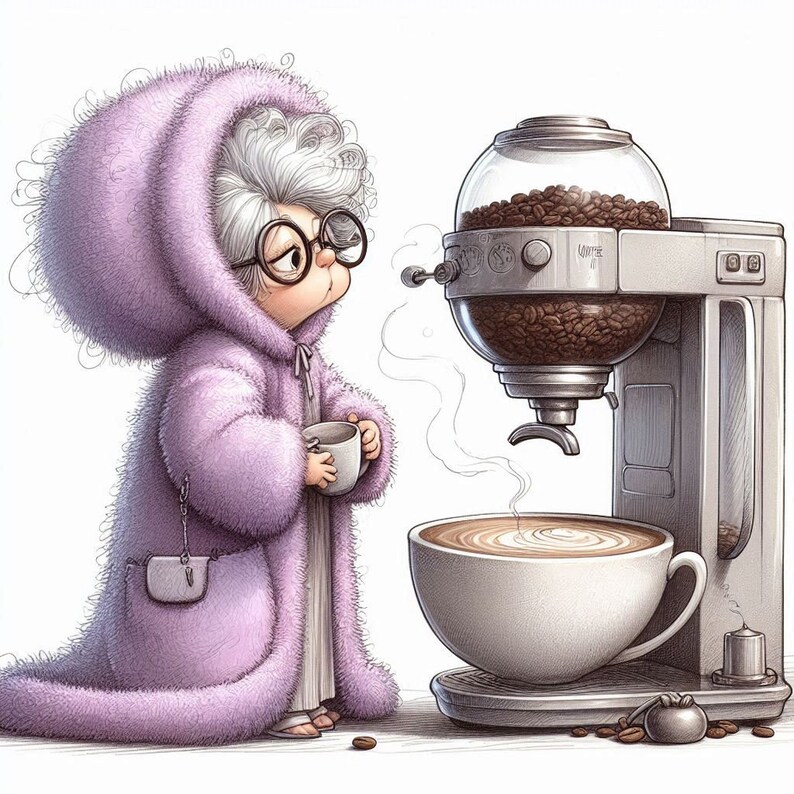Grandma Loves Her Coffee in Big Cups, Twinkie Moon, Graphics, T-shirts ...