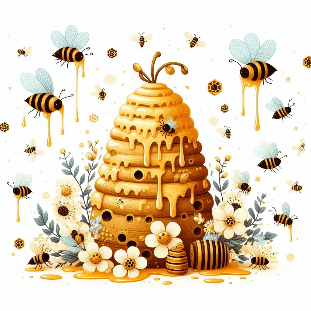 Darling Beehive, Bees Included, Twinkie Moon - Etsy