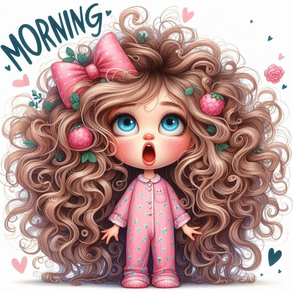 Sleepy Morning Little Girls, Yawning, Good Morning, Pajamas, Twinkie ...