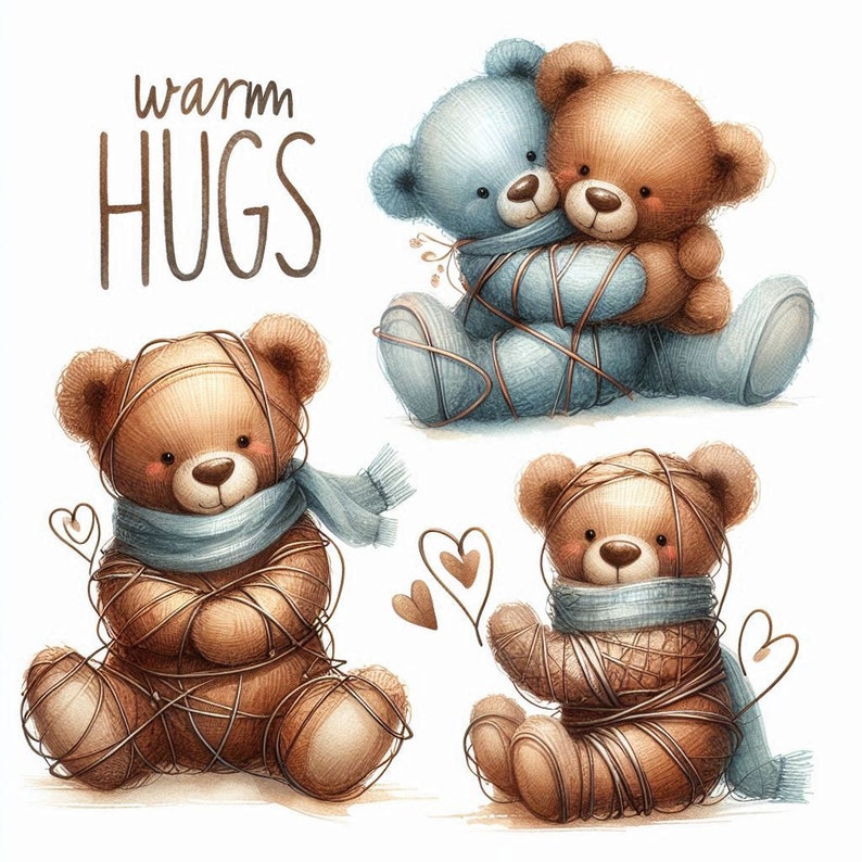 20 IMAGES, Hugging Teddy Bears, Twinkie Moon Creates, Everyone Needs ...