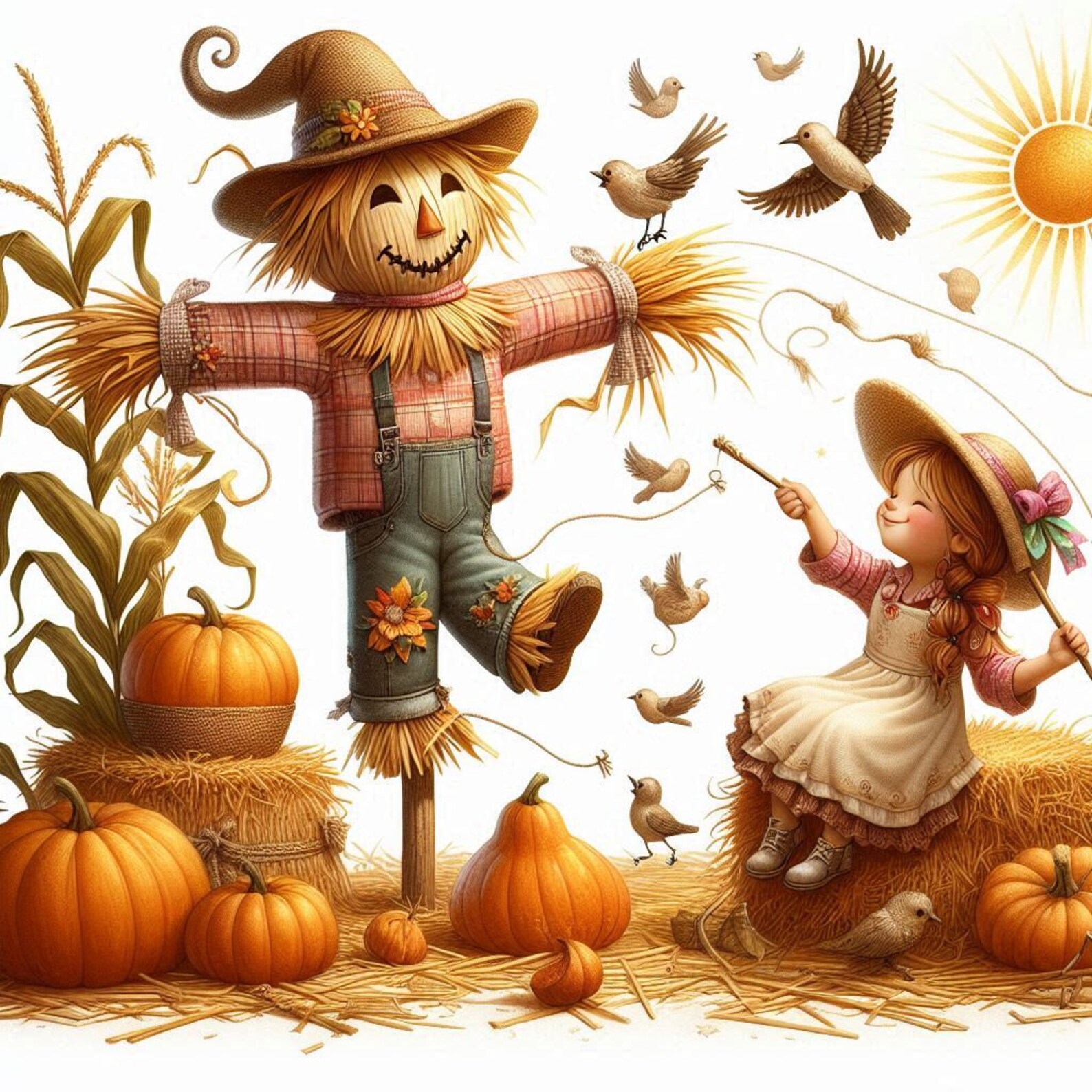 15 Darling Little Scarecrows, All Dressed up for Fall, Twinkie Moon ...