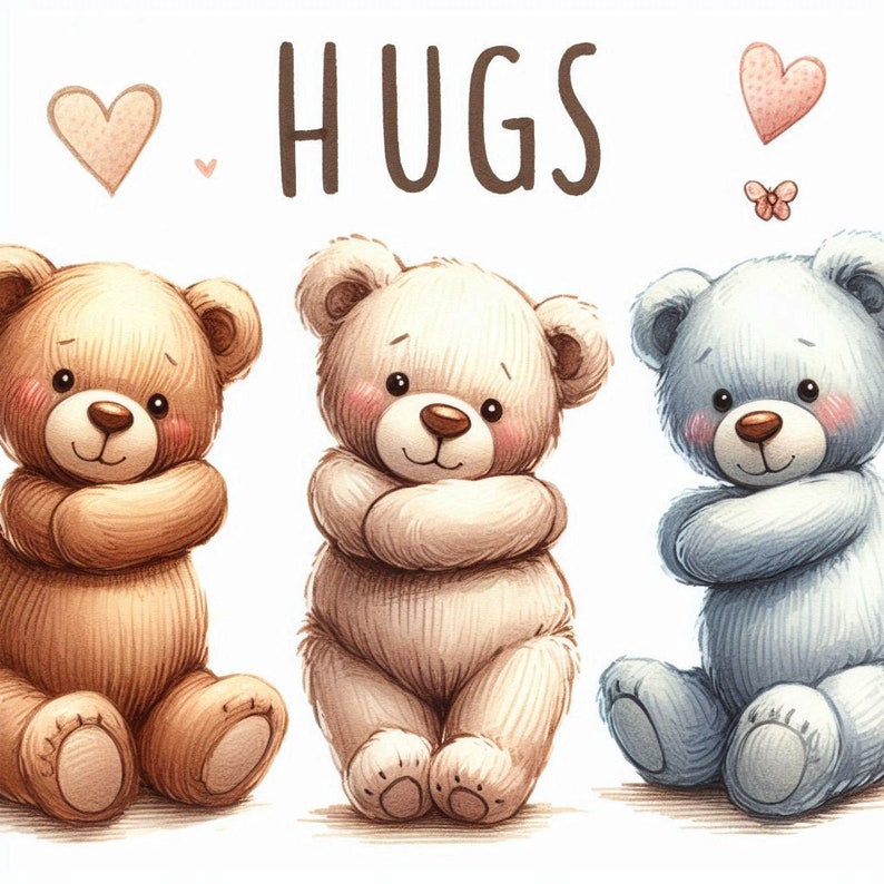 20 IMAGES, Hugging Teddy Bears, Twinkie Moon Creates, Everyone Needs ...