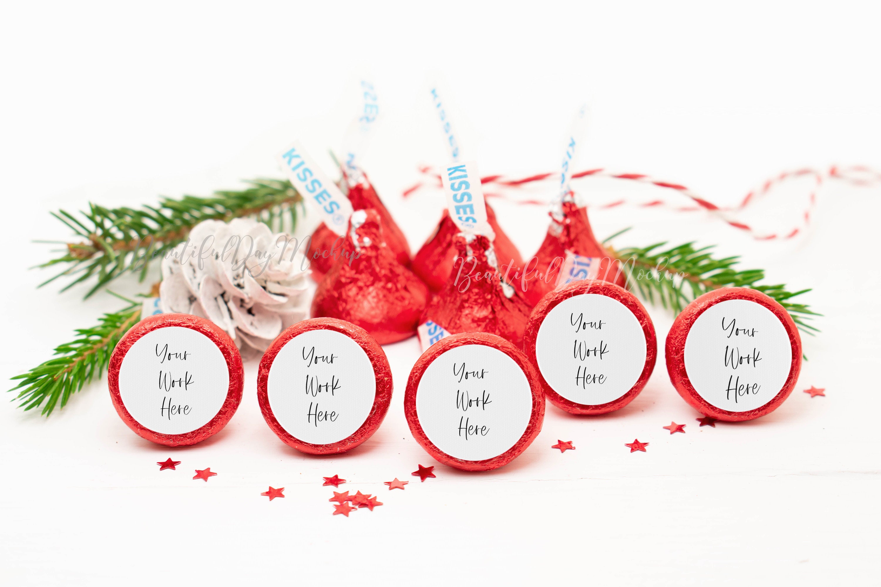 Photography Art & Collectibles Wedding mockup,stationery mockup,Kisses ...