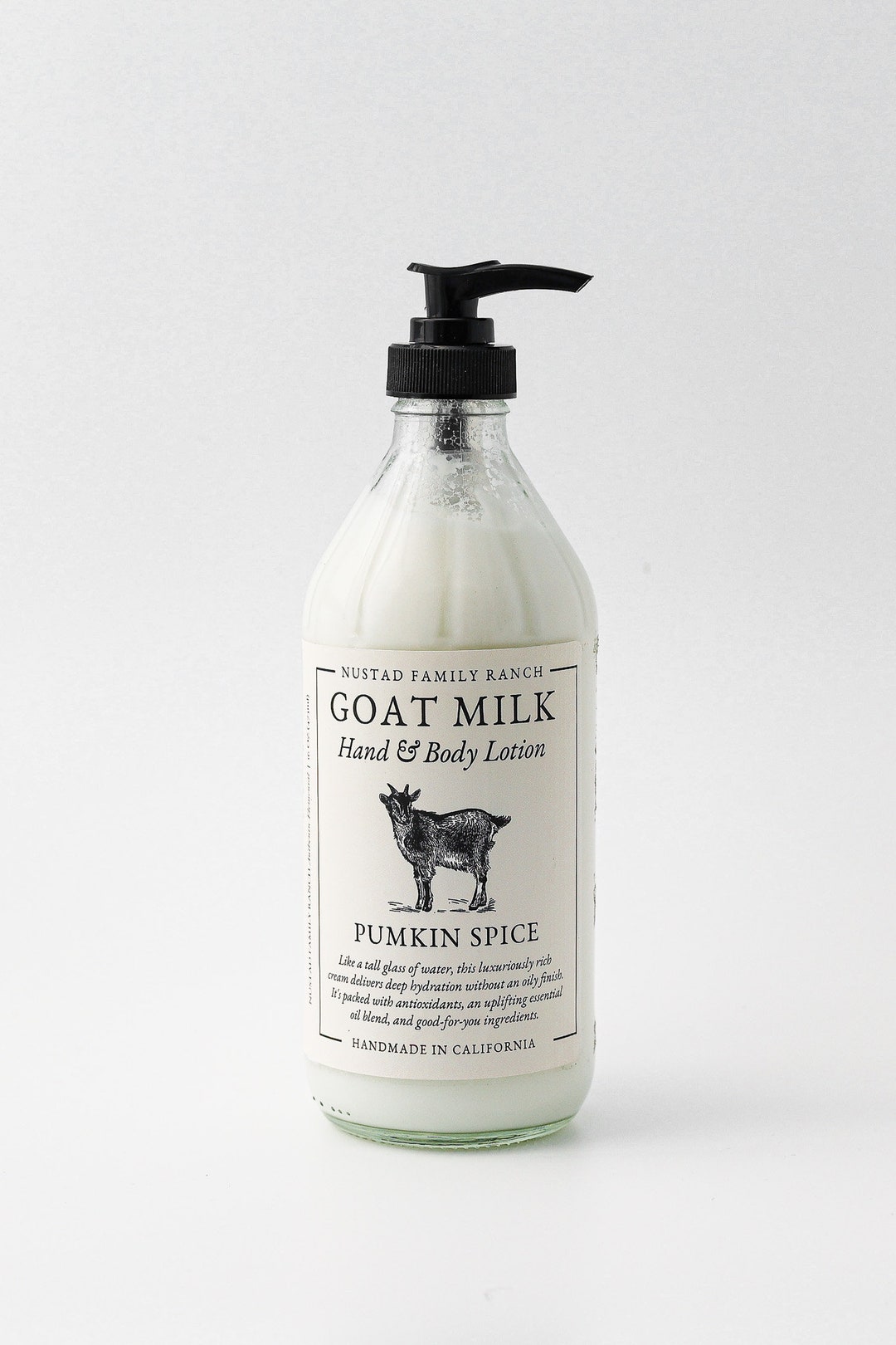 Pumpkin Spice Goat Lotion, Goat Milk Lotion for Body Moisturizer, Hand ...