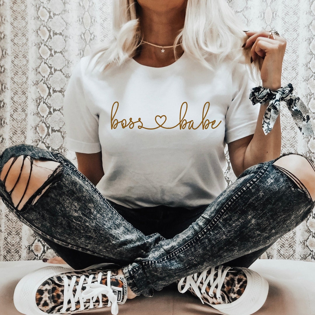 Boss Babe Tee, Boss Babe Shirts, Boss Mama Shirt, Girl Boss Shirt, Boss ...