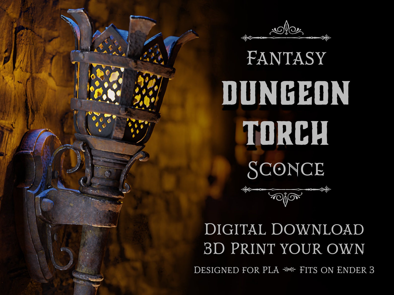 Dungeon Torch I - Etsy