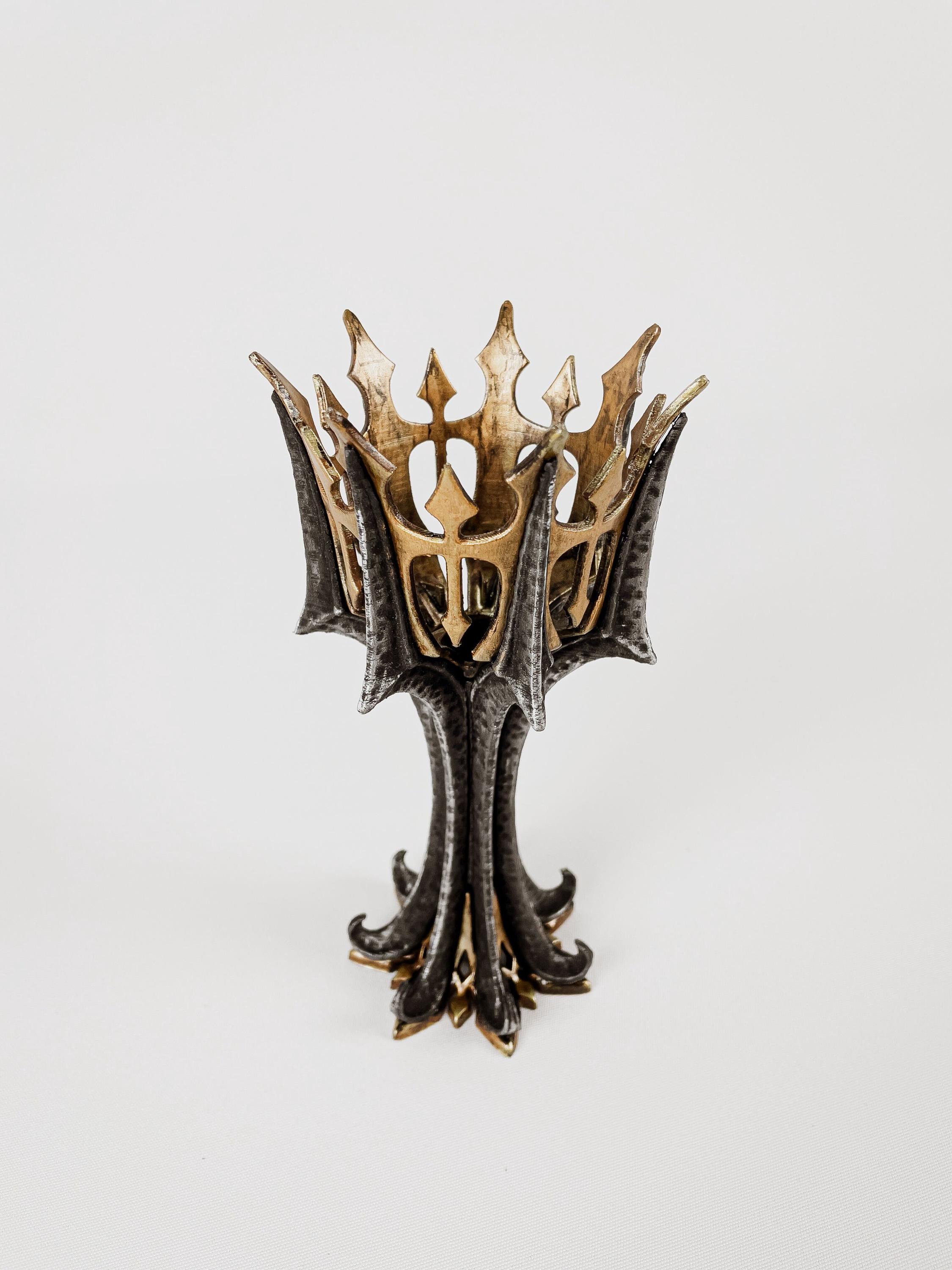 Shadow Forged - Candlestick - 3D Print Design - Etsy