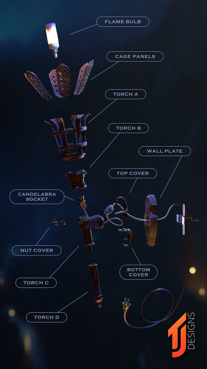 Dungeon Torch I - Etsy