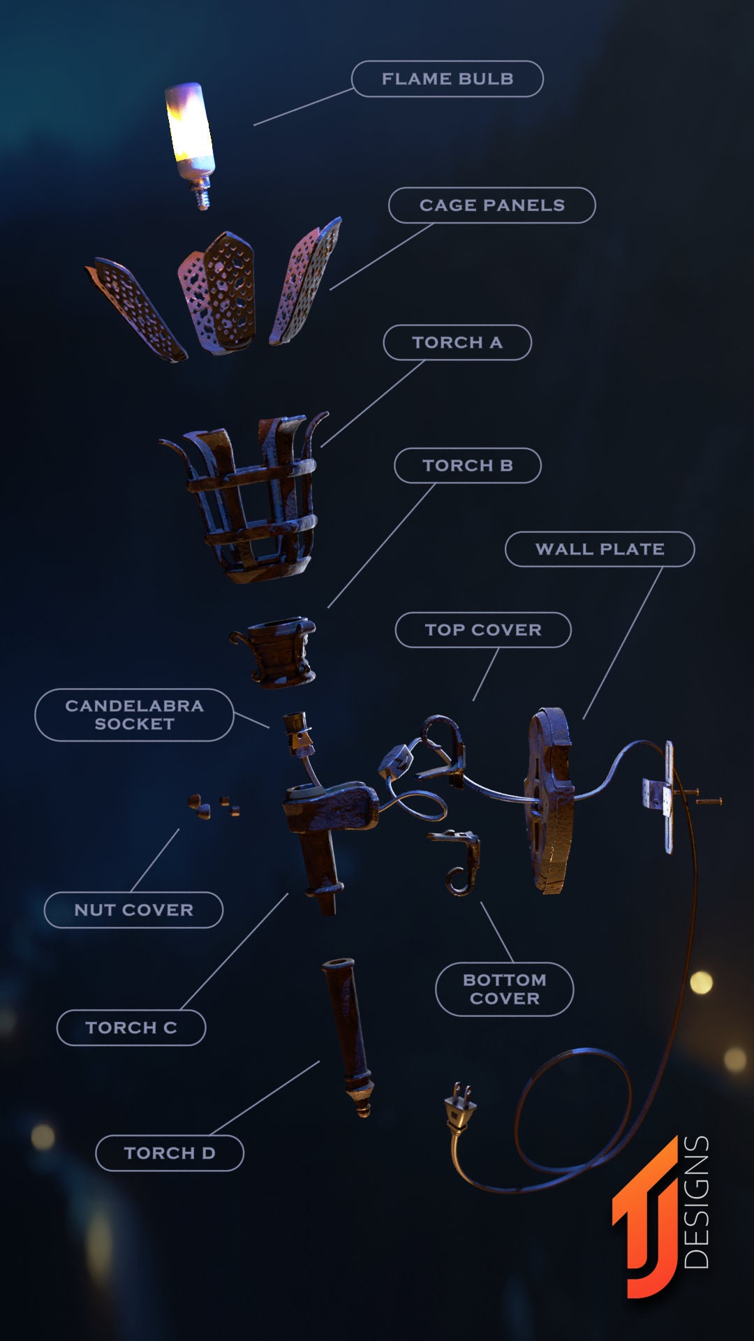 Dungeon Torch I - Etsy