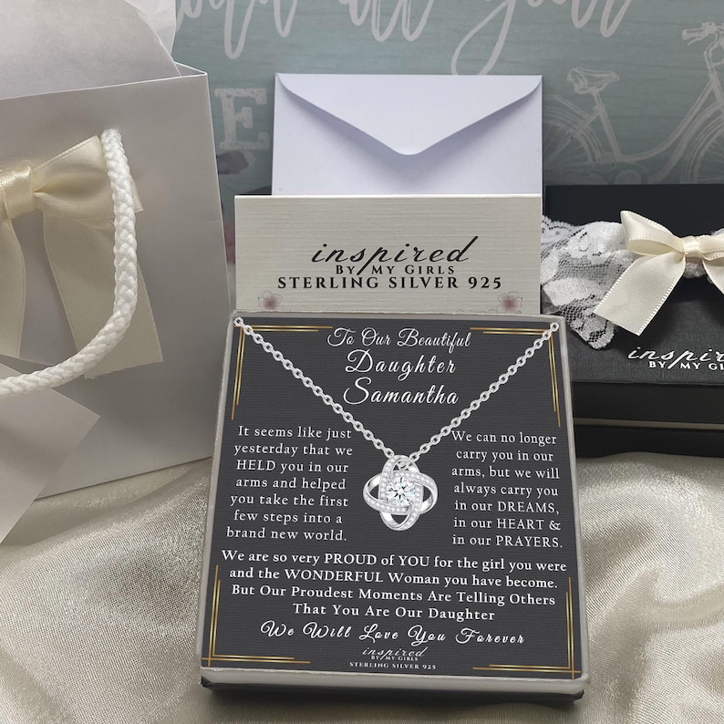 Personalized Gift to Daughter From Parents, Sterling Silver Infinity of ...