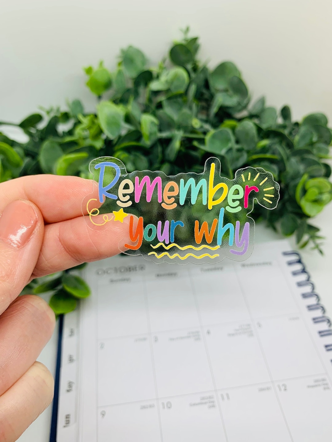 Colorful Vinyl Sticker, Inspirational Quote Decal, Motivational ...