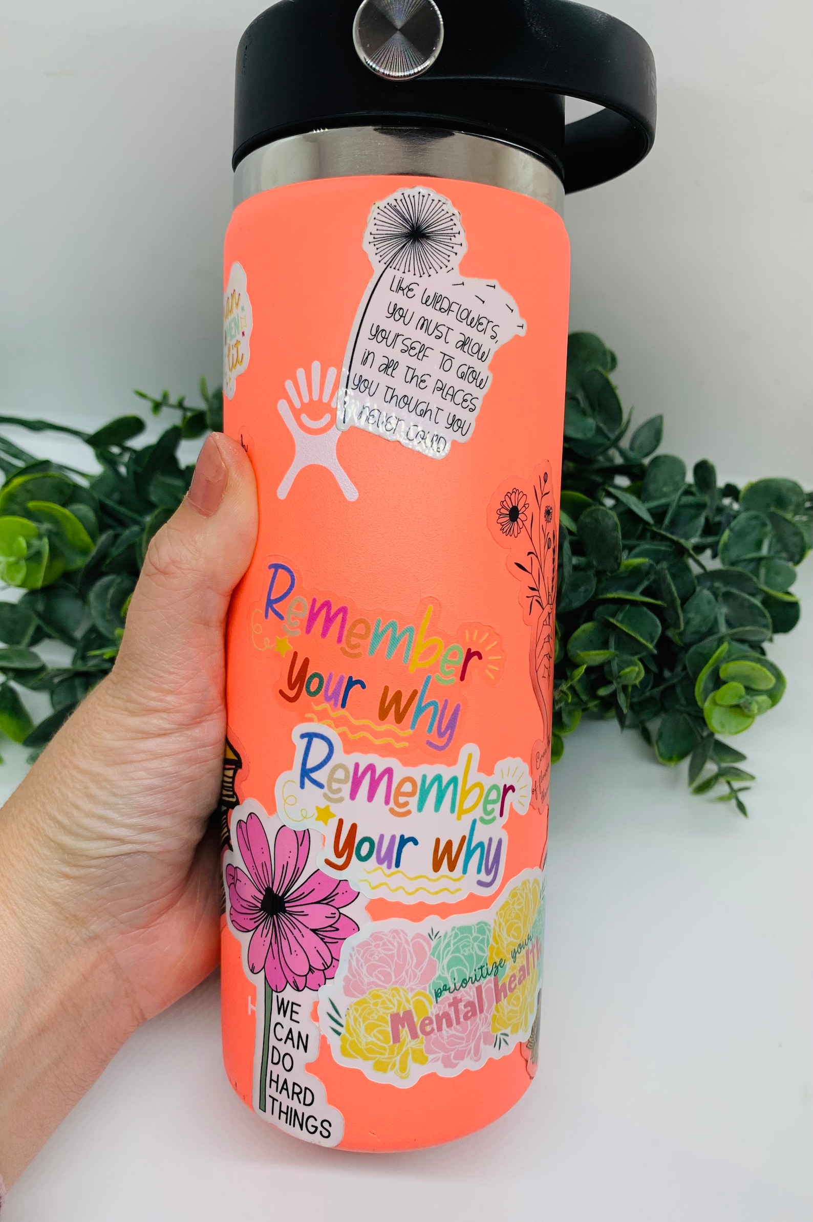 Colorful Vinyl Sticker, Inspirational Quote Decal, Motivational ...