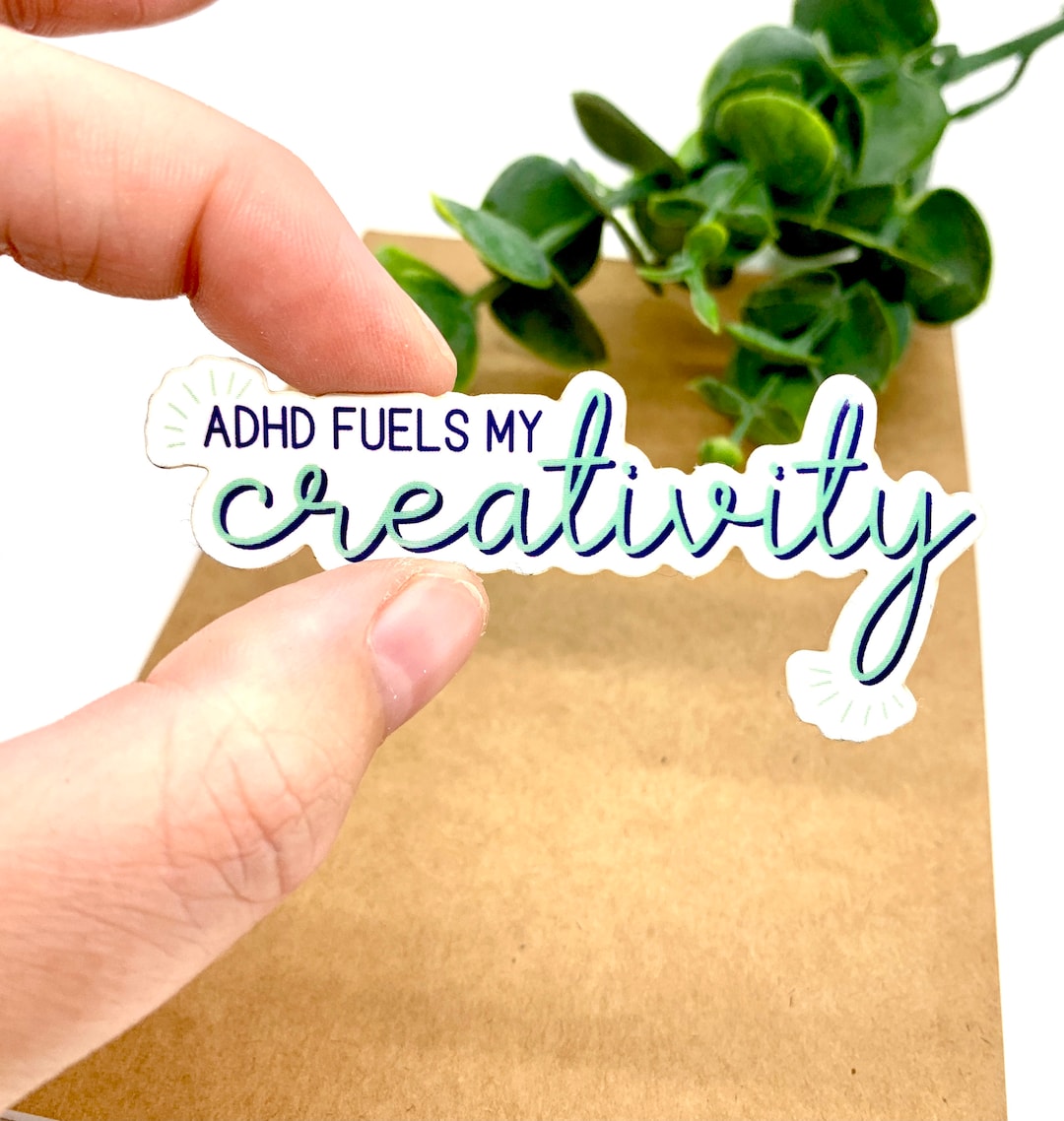 ADHD Quote Vinyl Sticker Neurodivergent Decal Mental Health - Etsy UK