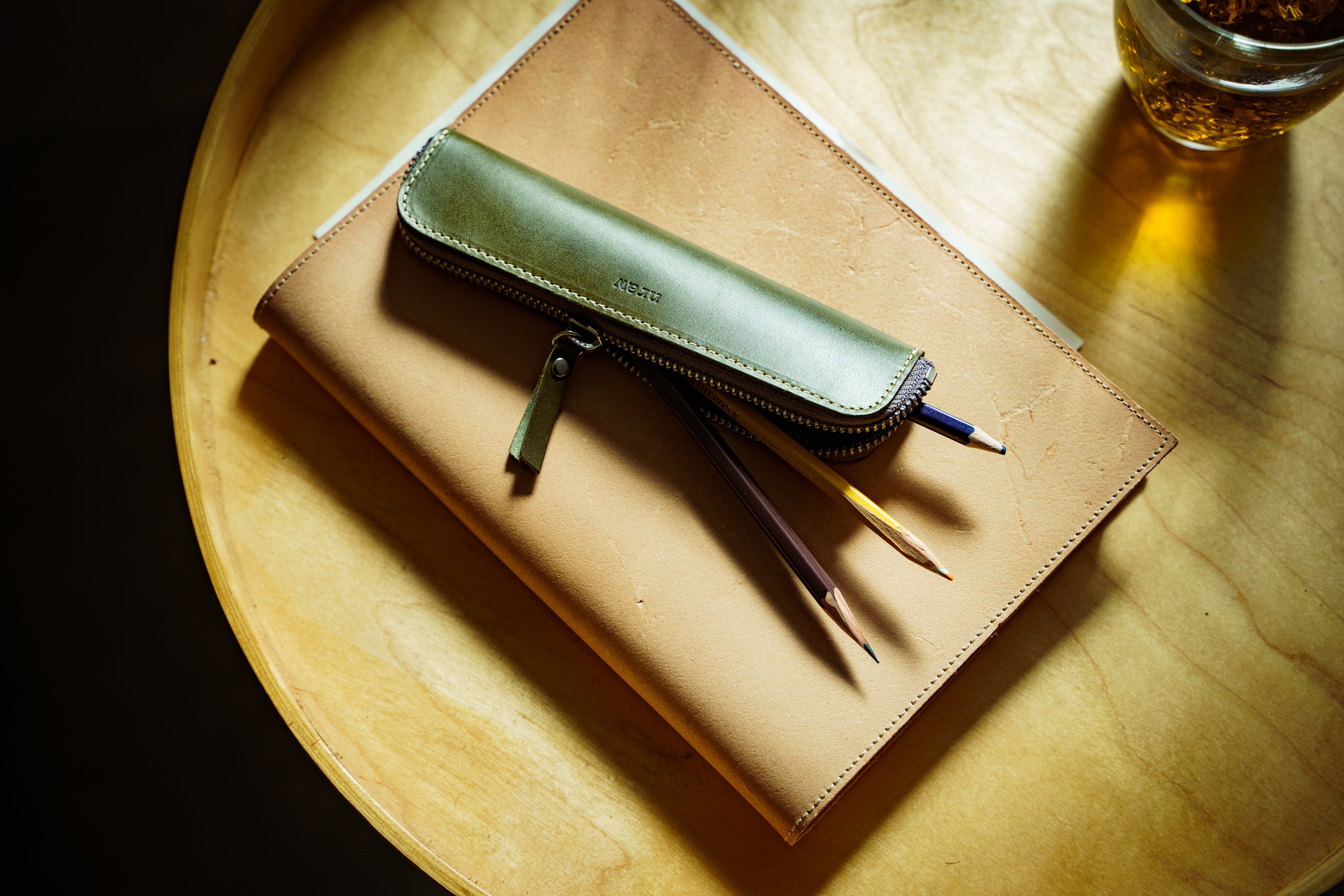 Leather Pen Pouch Tiny Pen Pouch Mini Pen Pouch Pen Case - Etsy