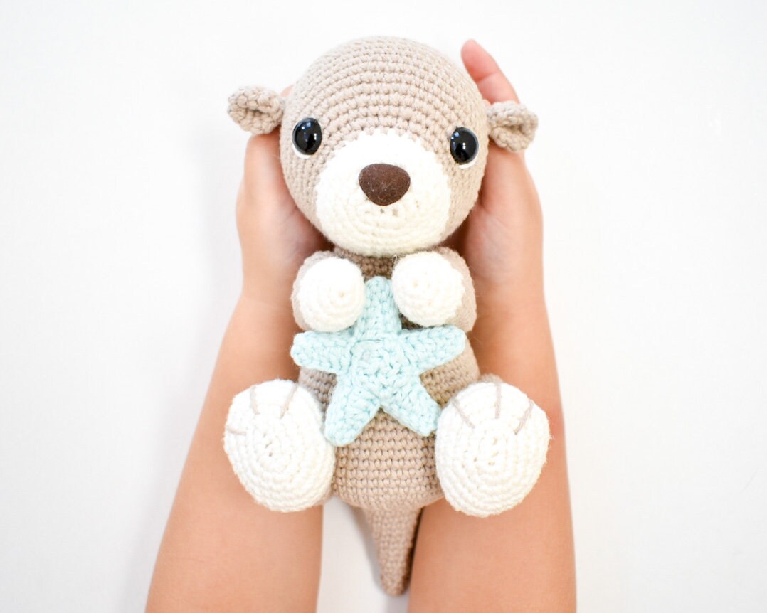CROCHET PATTERN - Ollie the Baby Otter - Etsy Australia