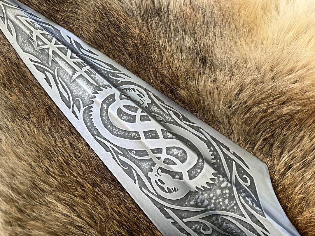Loki Spear Norse Mythology Forged Spear Head Hand Engraved Runes Made ...