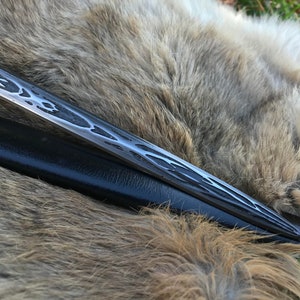 Forged Cavalier Rapier Engraved Carbon Steel Briar Thorn Knots Engraved ...