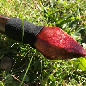 Blood Gem Staff Dragon Scale Wizard Staff Renaissance Faire Sorcerer ...