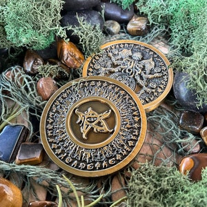 Cthulhu Challenge Coin Eldritch Horror Decision Coin Collecting HP ...