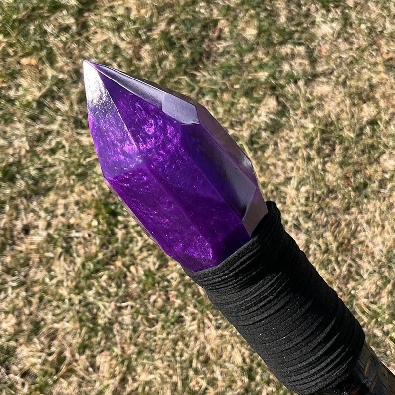 Purple Crystal Staff - Etsy