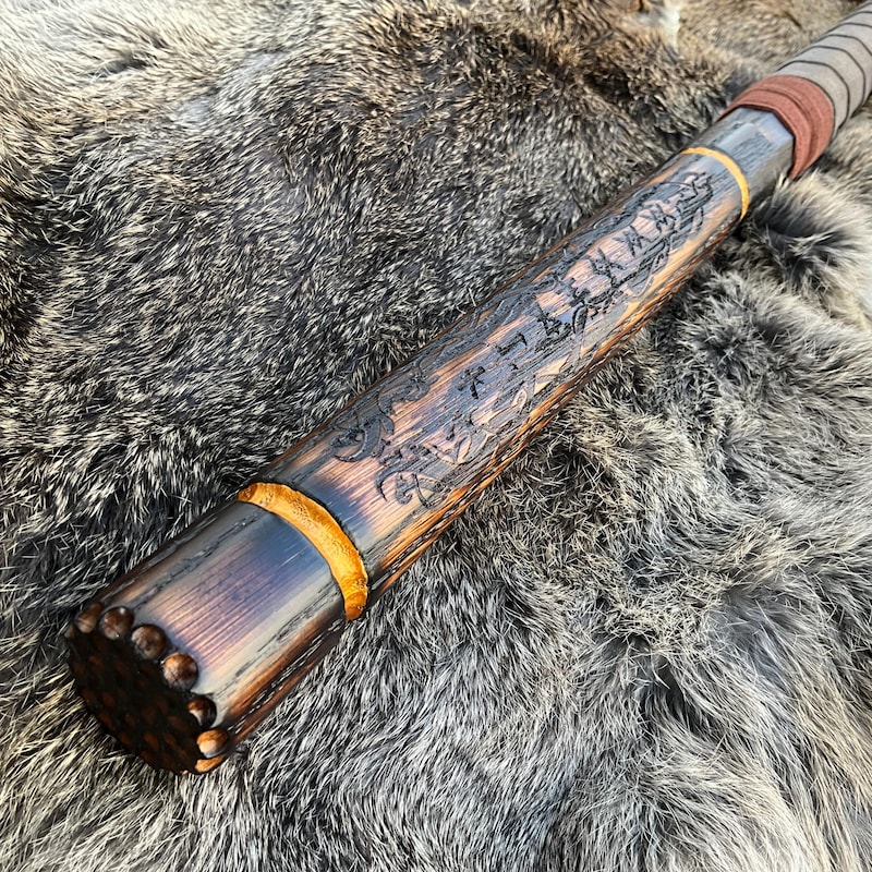 Celtic Wood Staff - Etsy