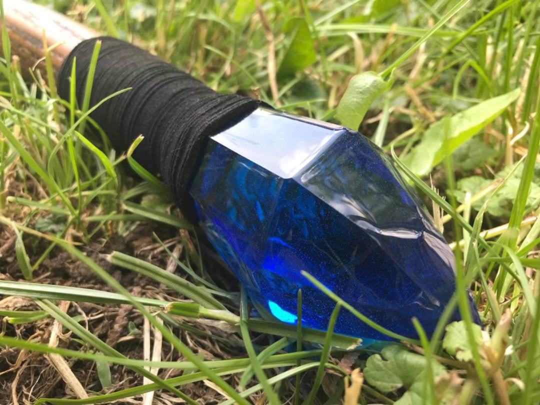 Blue Wizard Staff Magic Fantasy Costume Staff With Resin Gem for ...