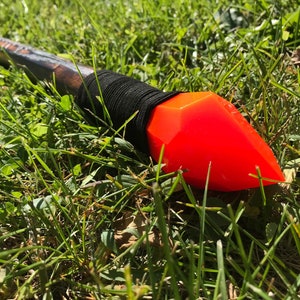 Orange Wizard Staff Magma Magic Renaissance Faire Mage Cosplay Fantasy ...