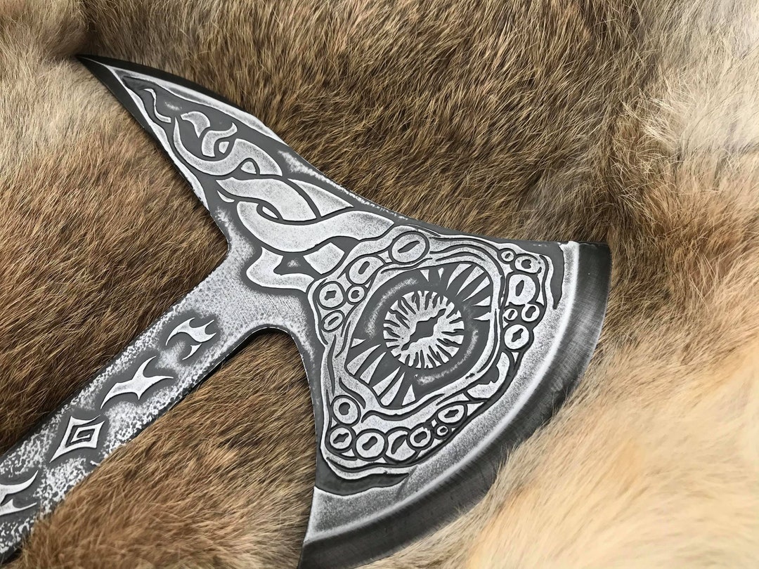 Eldritch Horror Tomahawk Hand Engraved Tentacle Monster Design ...