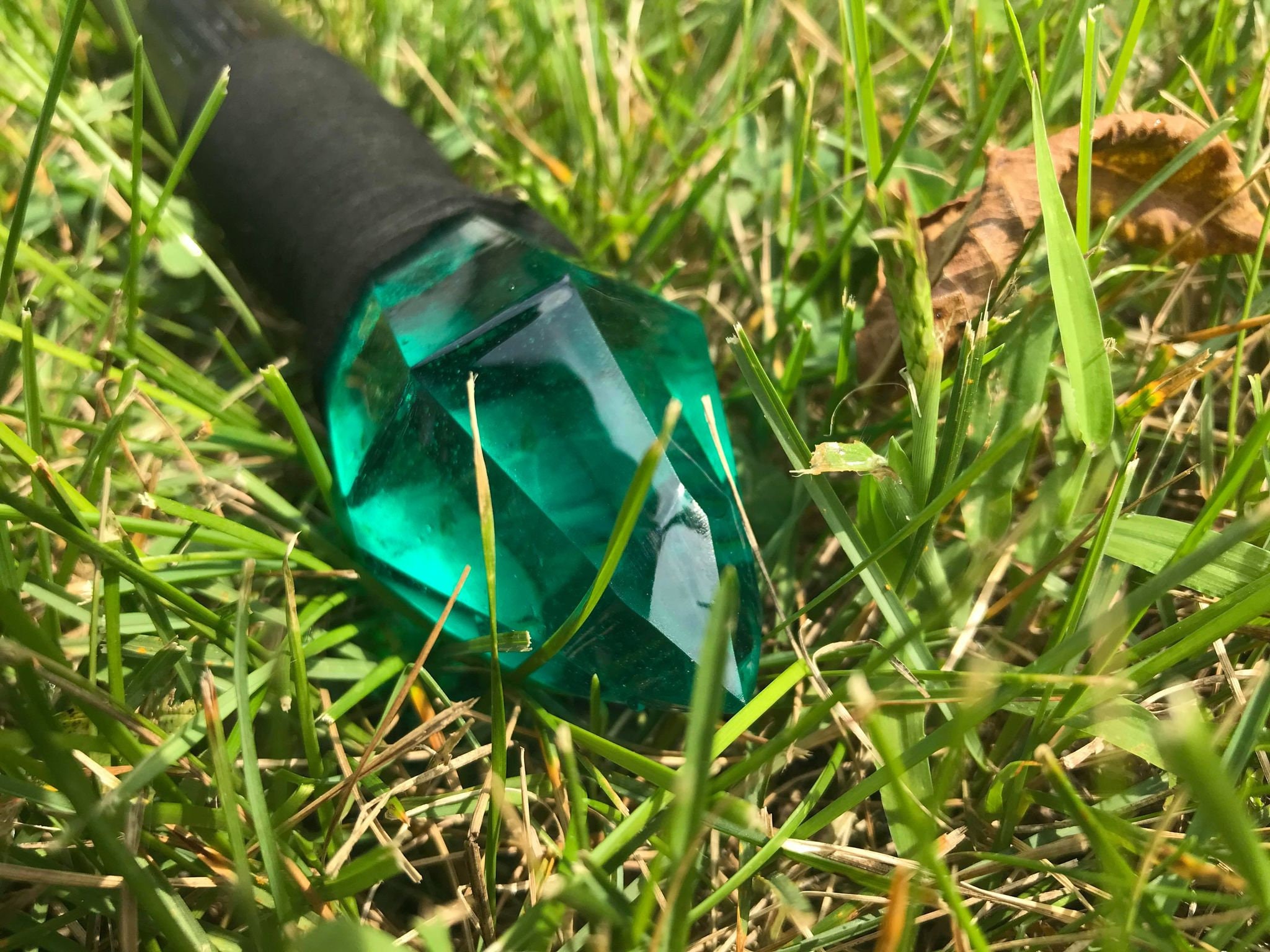 Teal Magic Staff of Conjuration Hand Made in USA Renaissance Faire ...