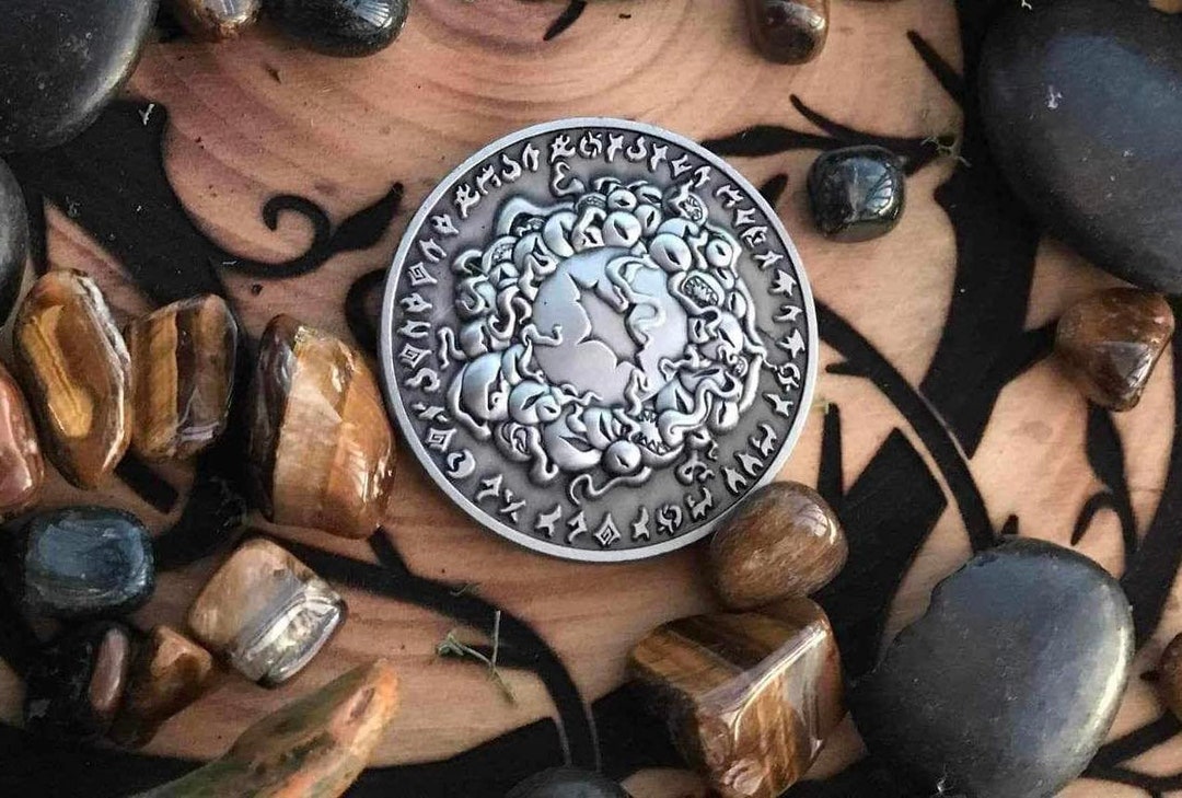 Yog-sothoth Coin Lovecraft Cthulhu Mythology Coin Antique Rustic ...