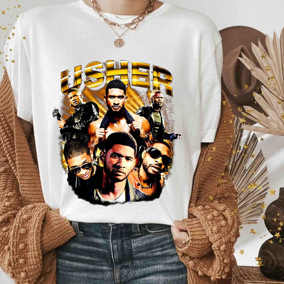 Retro Usher Png, Usher Fan Png, Vintage 90s Usher Png, Usher Png, Usher ...
