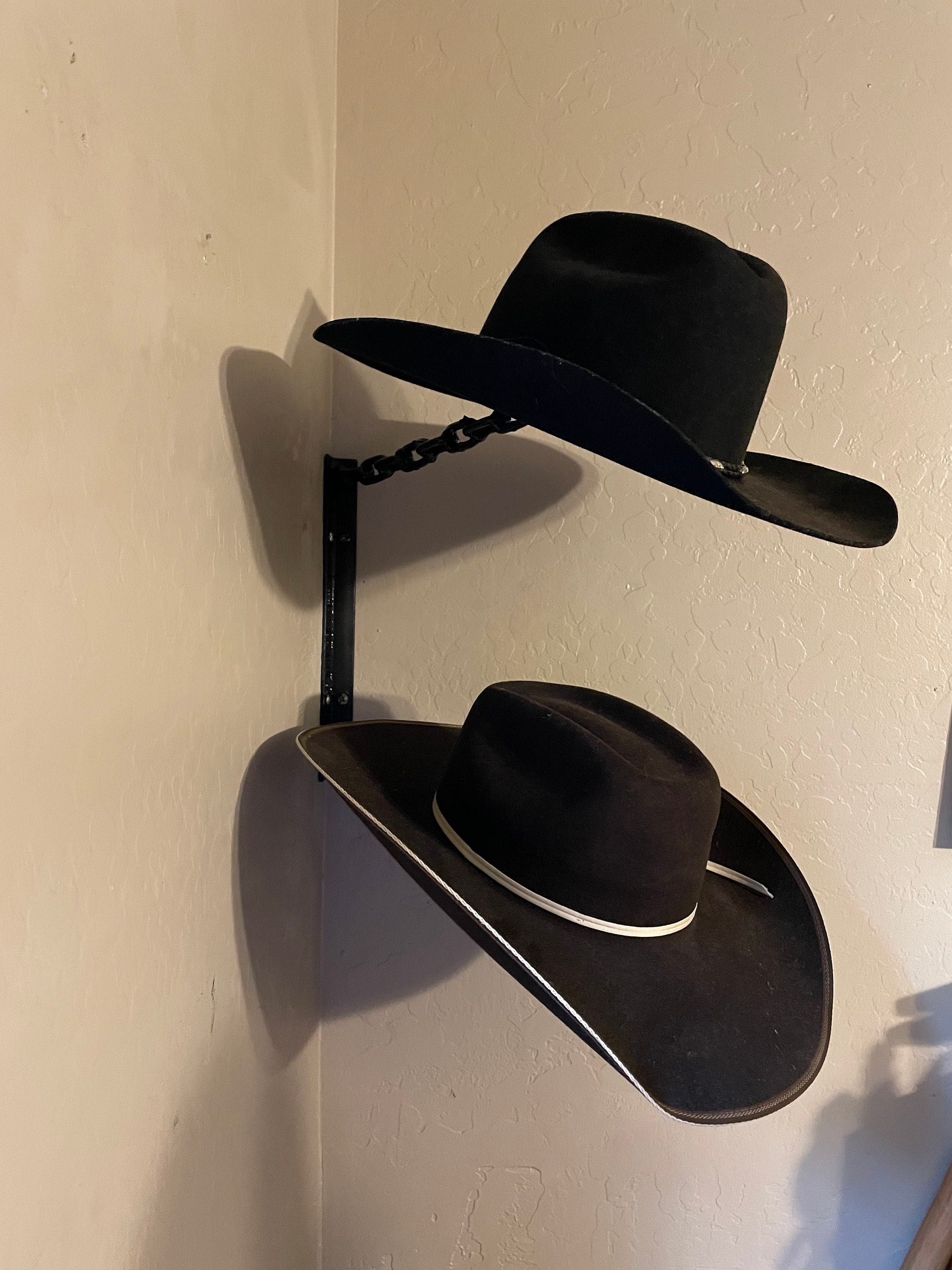 Horseshoe Corner Hat Rack - Etsy