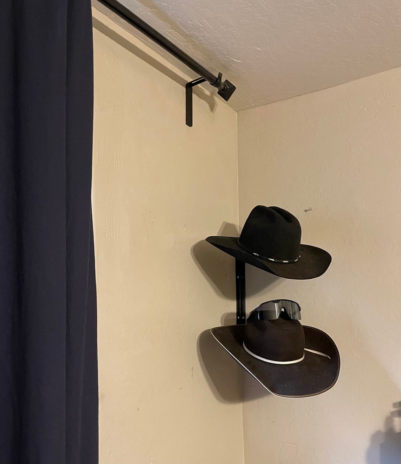 Horseshoe Corner Hat Rack - Etsy