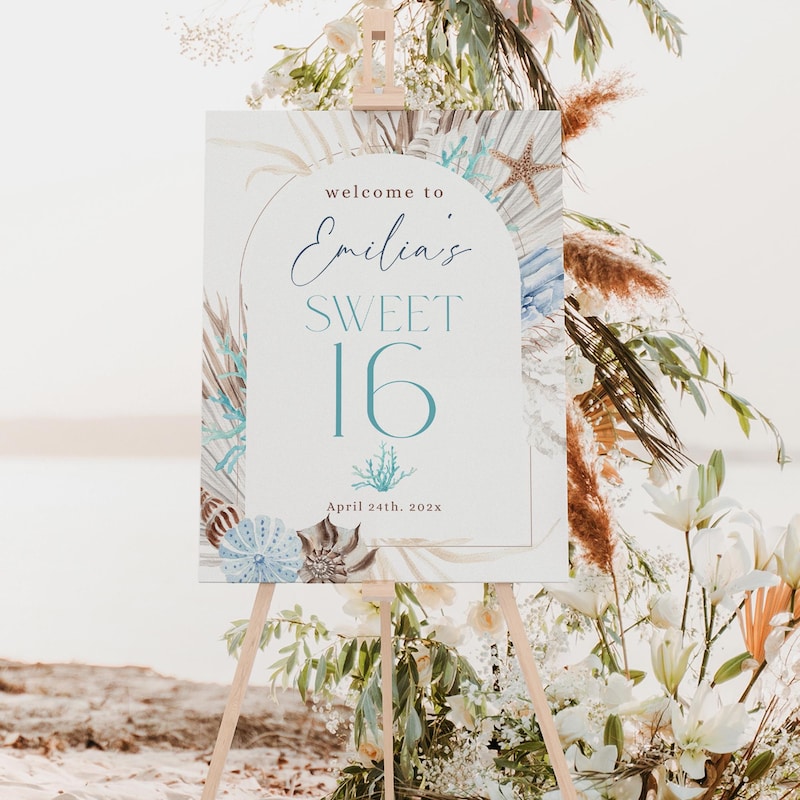 Sweet 16 Banner - Etsy