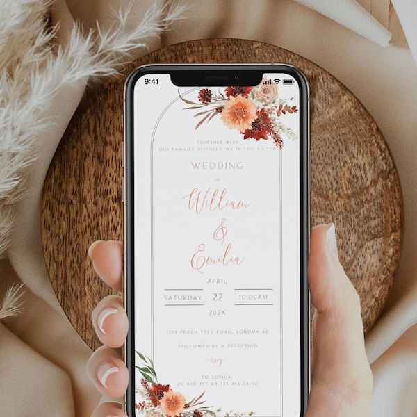 Electronic Wedding Celebration Invitations - Etsy